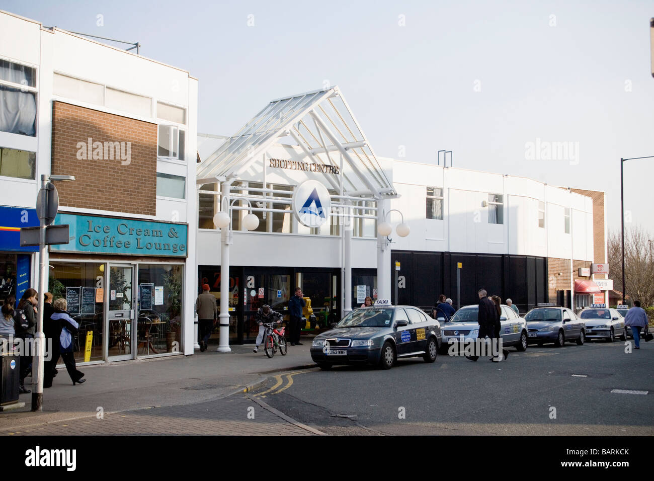 Morecambe Arndale shopping center (centre) Market Street Stock Photo ...