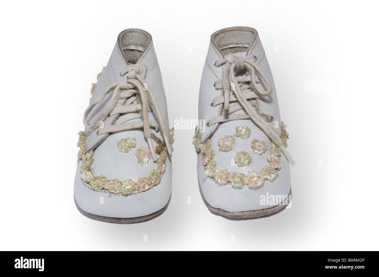 Vintage children shoes hi-res stock photography and images - Alamy