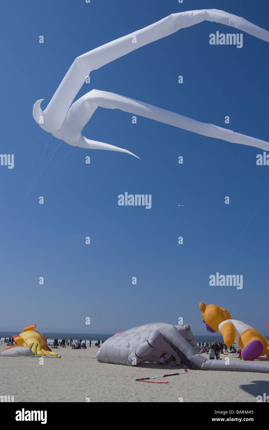 Martin Lester Spirit kite flying at the Berck International Kite ...