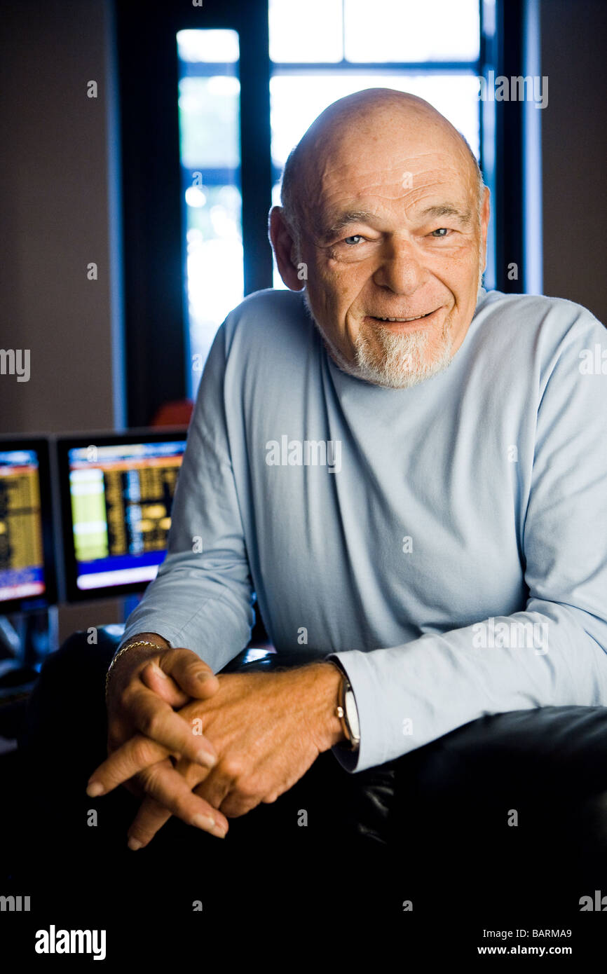 Sam Zell at his office at Equity Group Investments in Chicago Stock ...