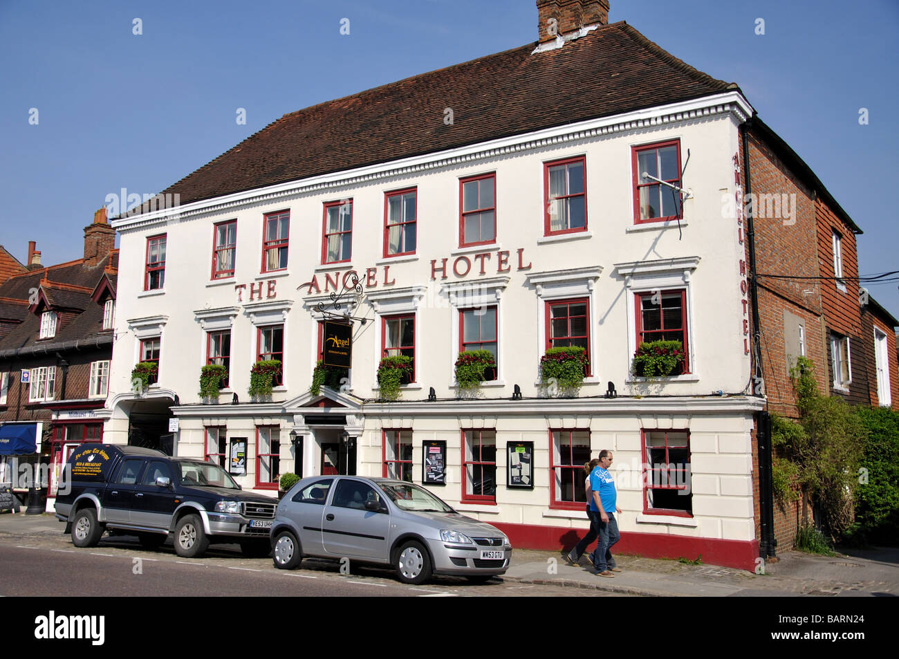16th century The Angel Hotel, North Street, Midhurst, West Sussex ...