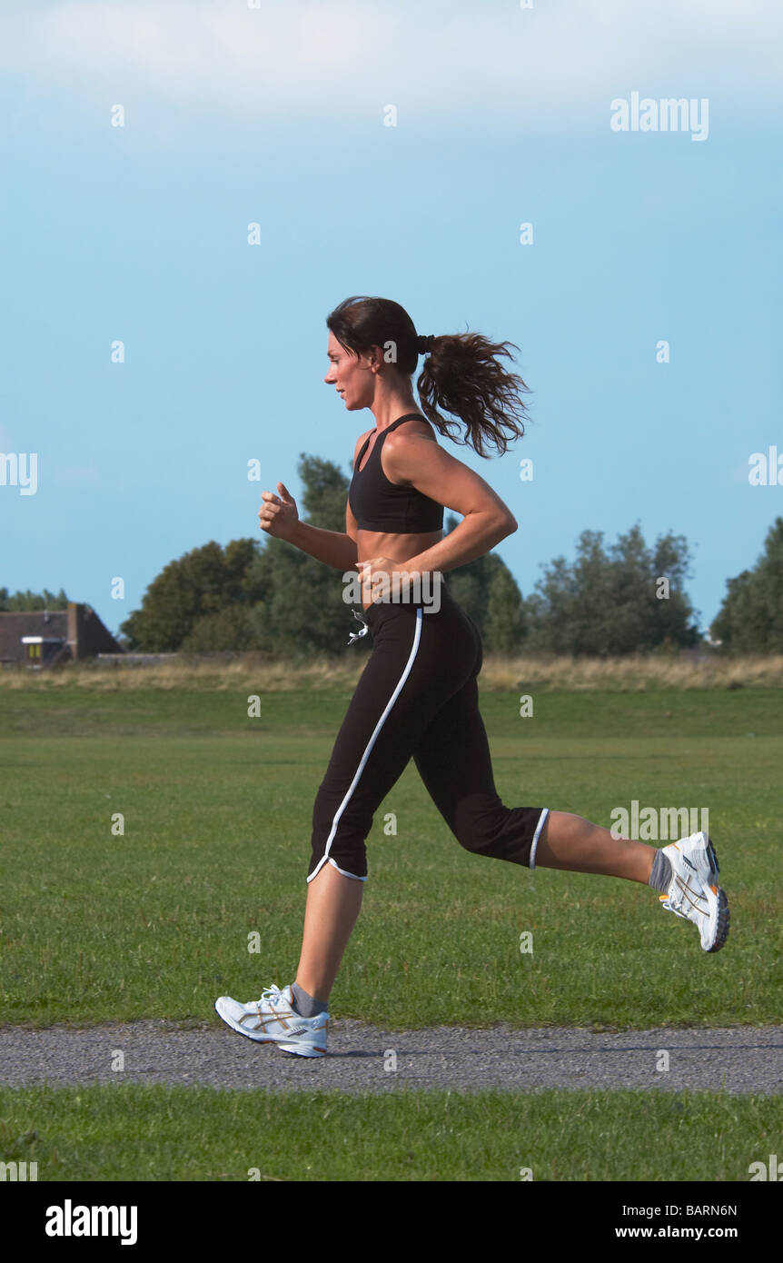 woman running outdoor Stock Photo - Alamy