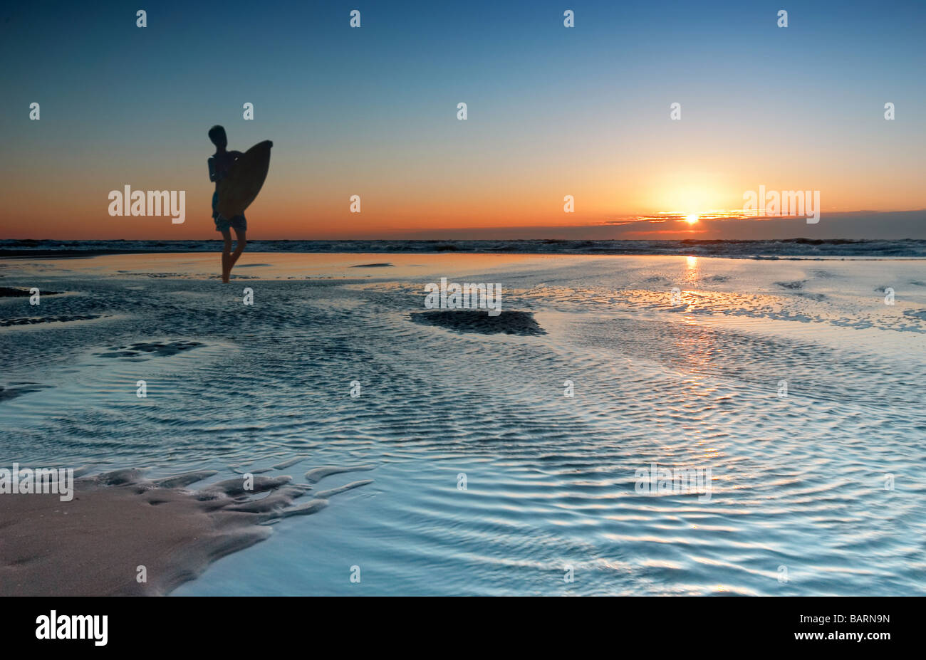 beautiful sunset landscape photo Stock Photo - Alamy