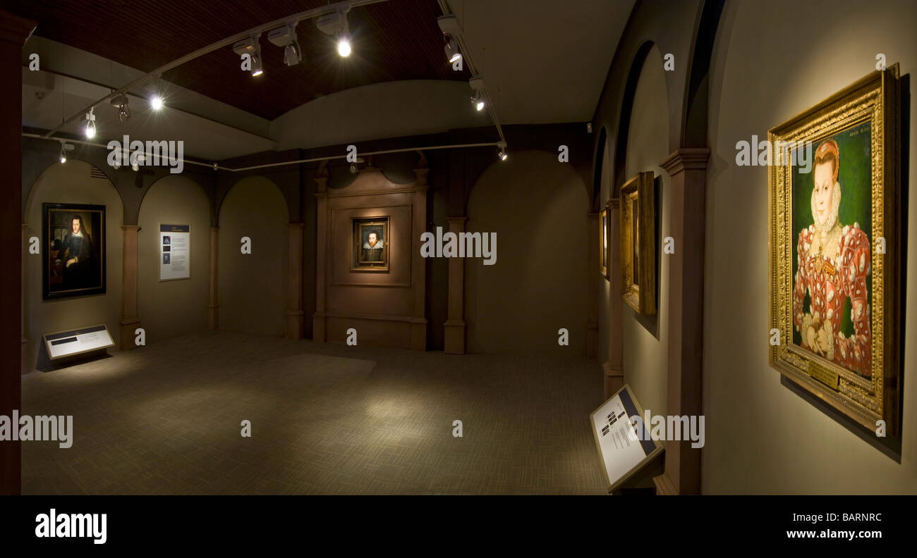 The "Cobbe" portrait (center) of William Shakespeare in the ...