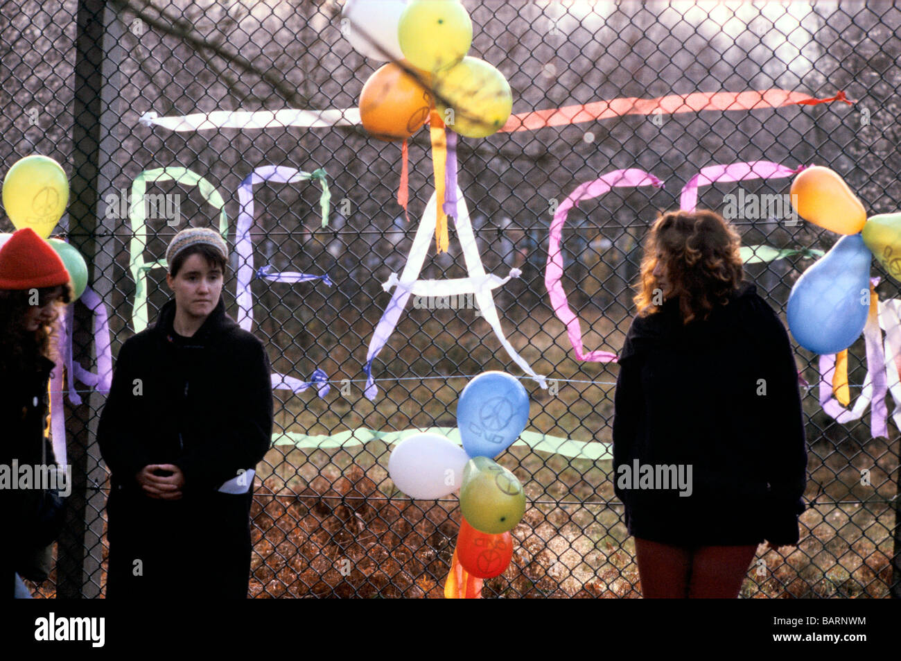 Greenham common woman protest hi-res stock photography and images - Alamy