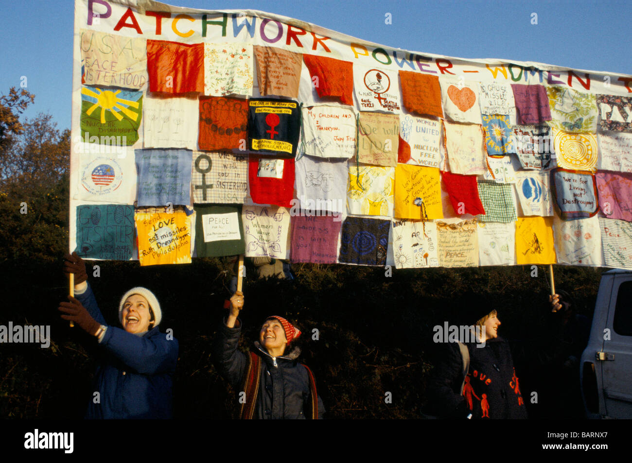 Greenham common woman protest hi-res stock photography and images - Alamy