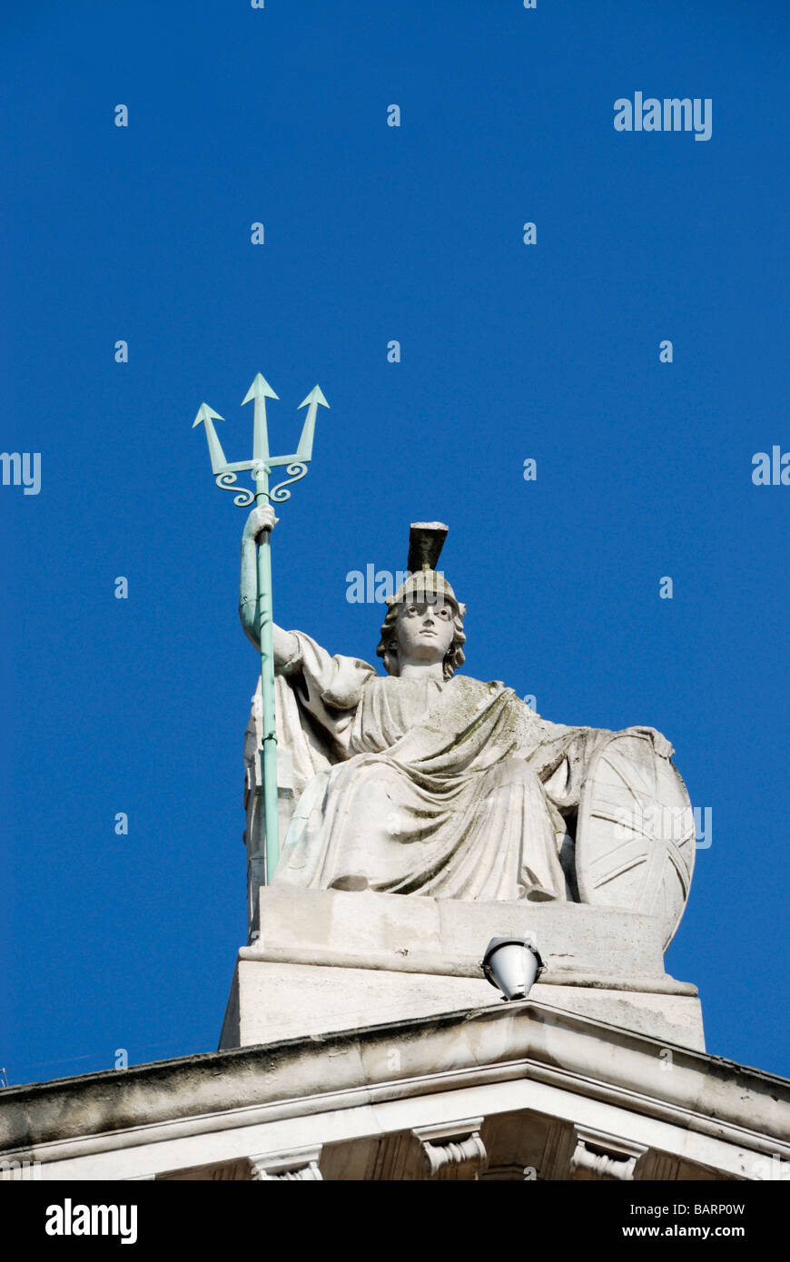 Britannia statue on top of the Tate Britain Gallery Pimlico London ...