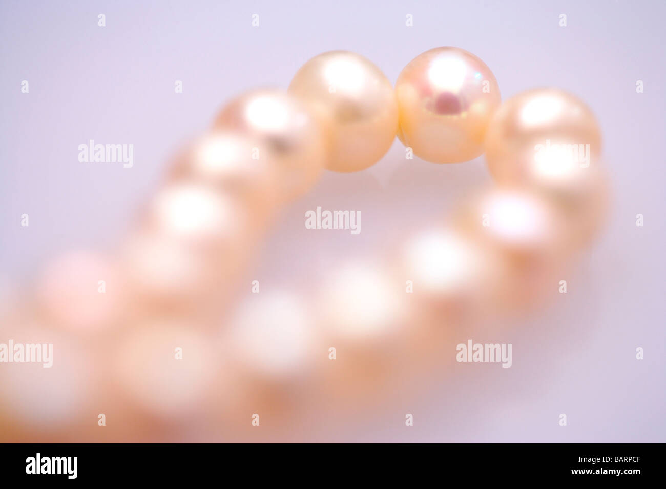 Pearl necklace close up Stock Photo - Alamy
