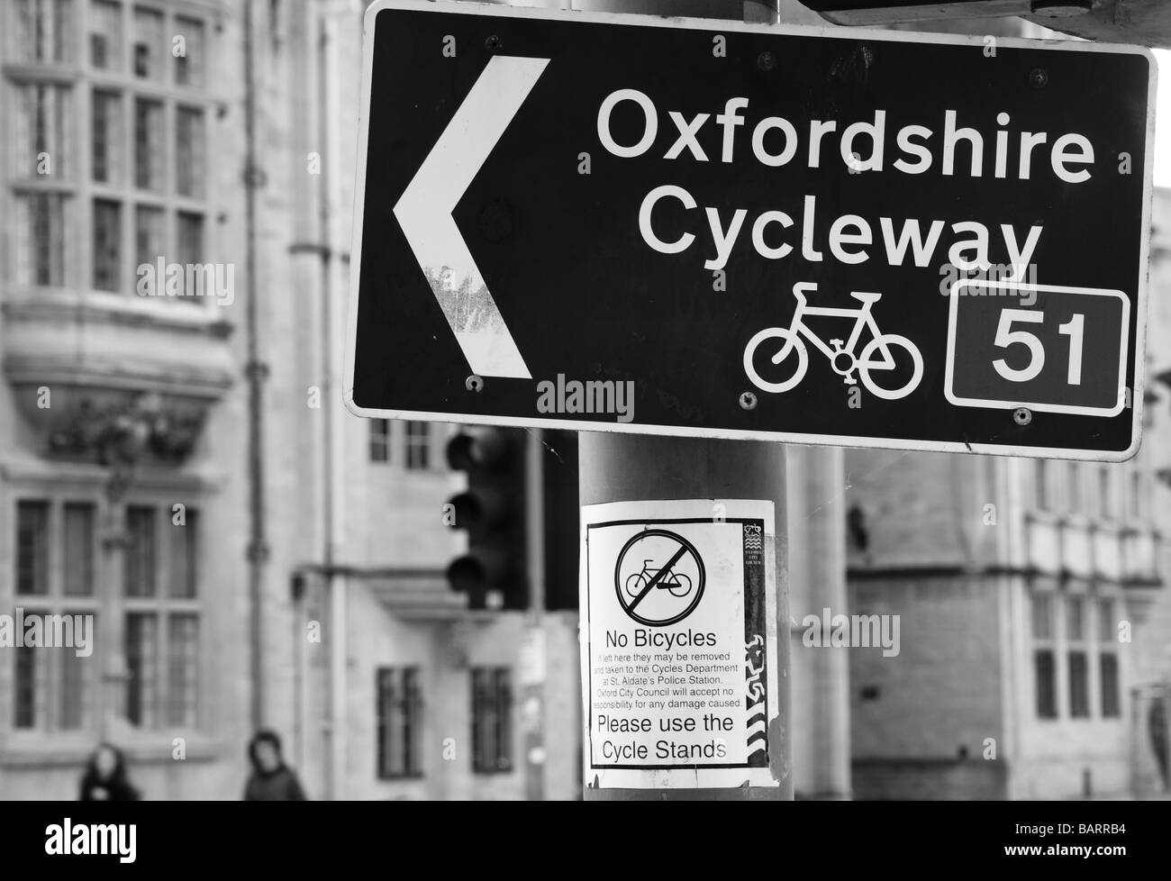 No bicycle allowed sign Black and White Stock Photos & Images - Alamy