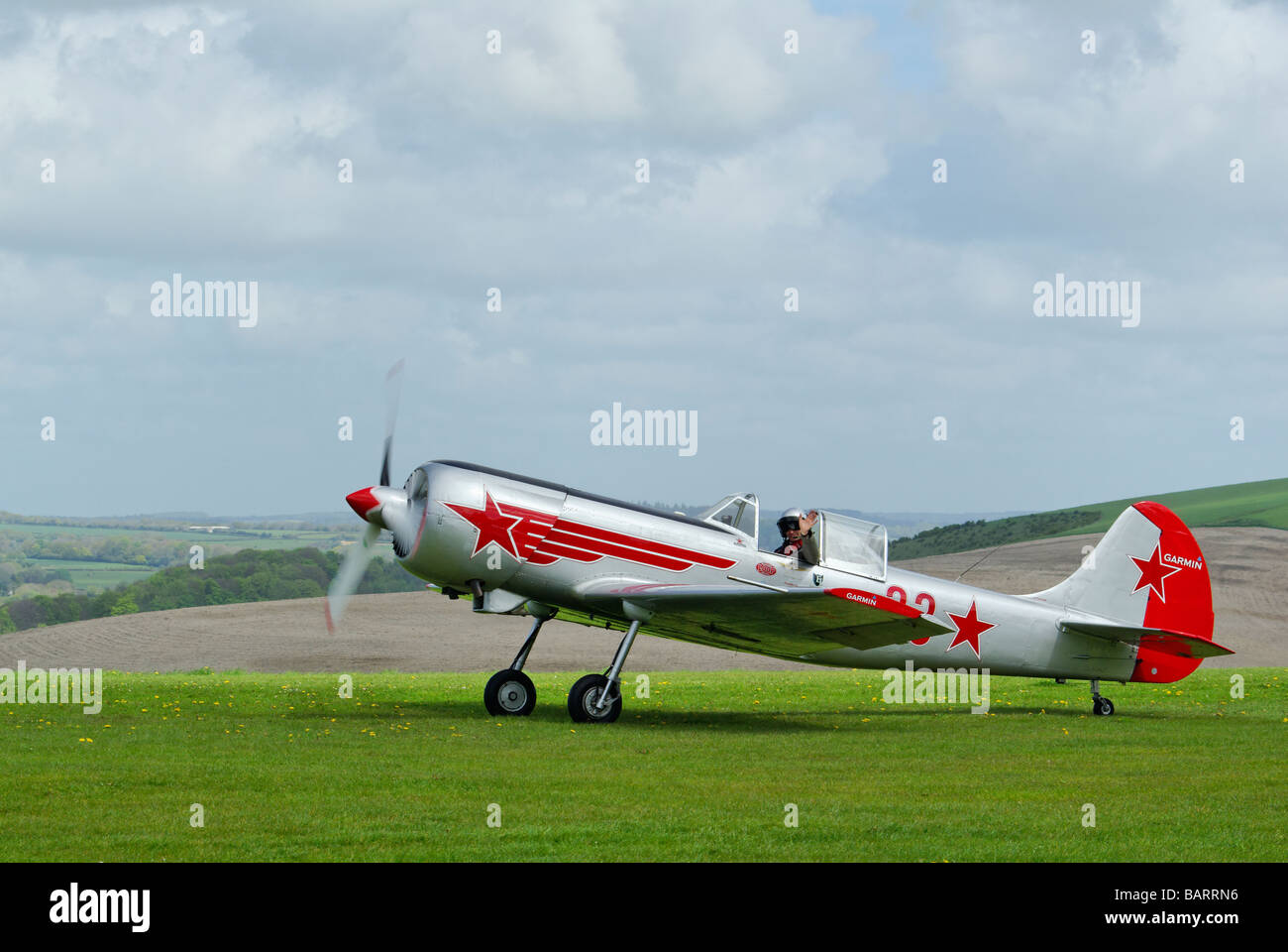 Russian Yak aerobatic aircraft Stock Photo - Alamy
