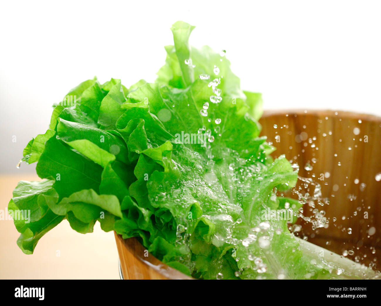 Vegetable in bucket with water droplet Stock Photo - Alamy
