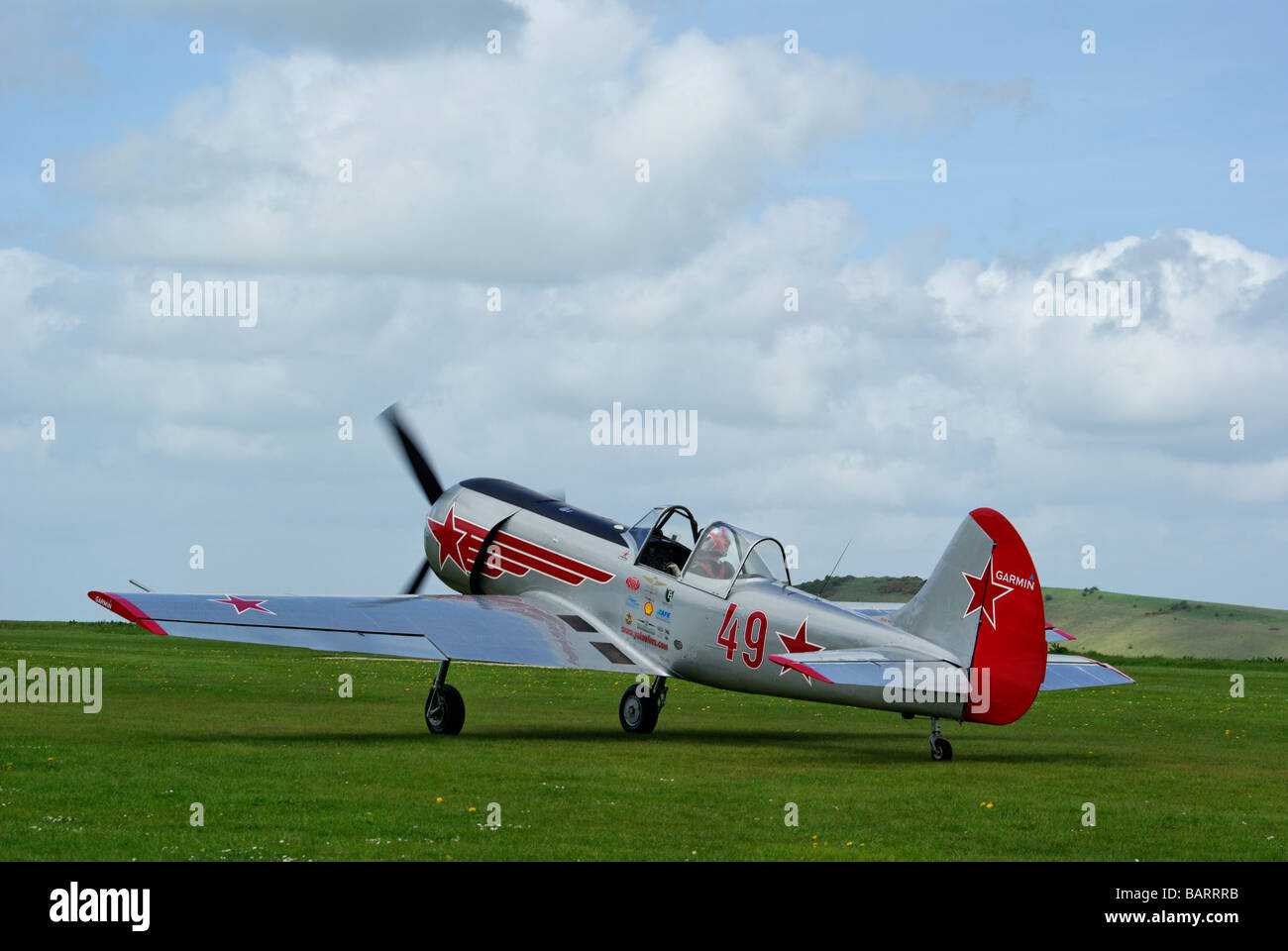 Russian Yak aerobatic aircraft Stock Photo - Alamy