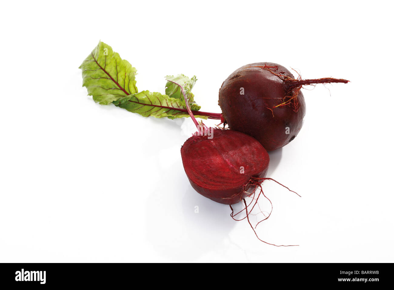 Sliced Beetroot, elevated view Stock Photo - Alamy
