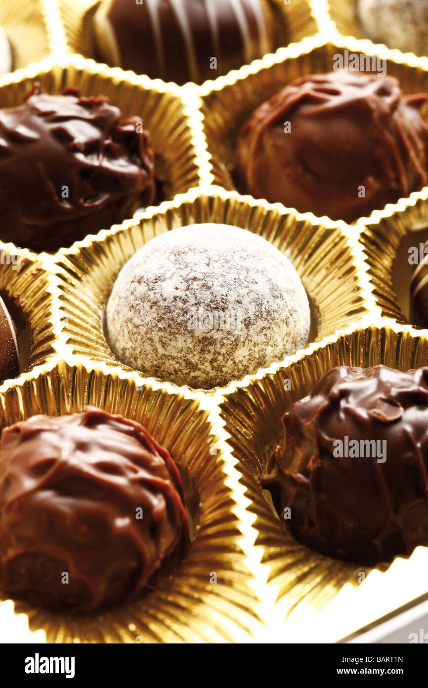 Candy box, close-up Stock Photo - Alamy