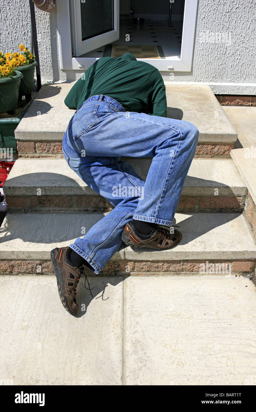 Person Tripping Over Shoelace