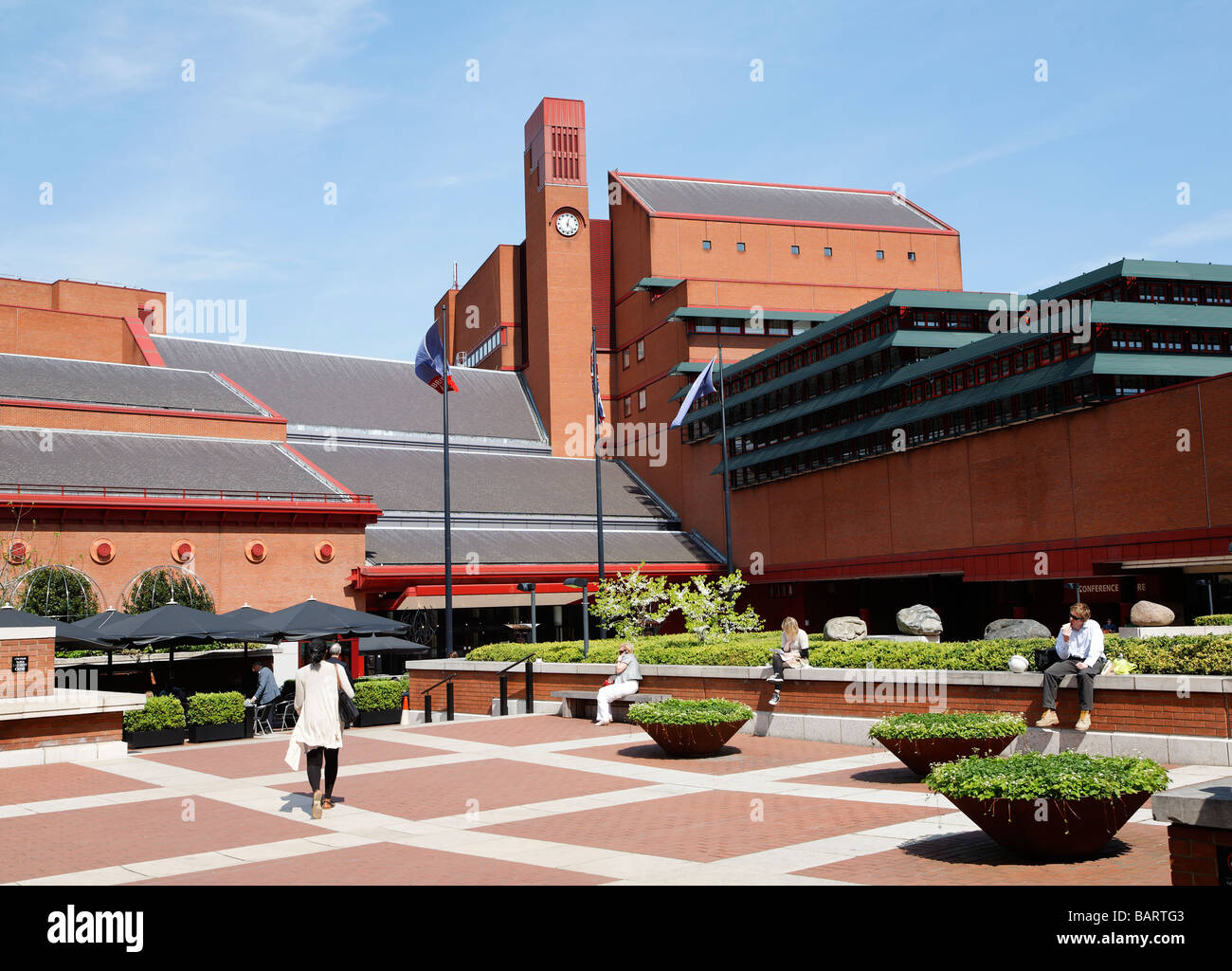 The British Library London England Stock Photo - Alamy