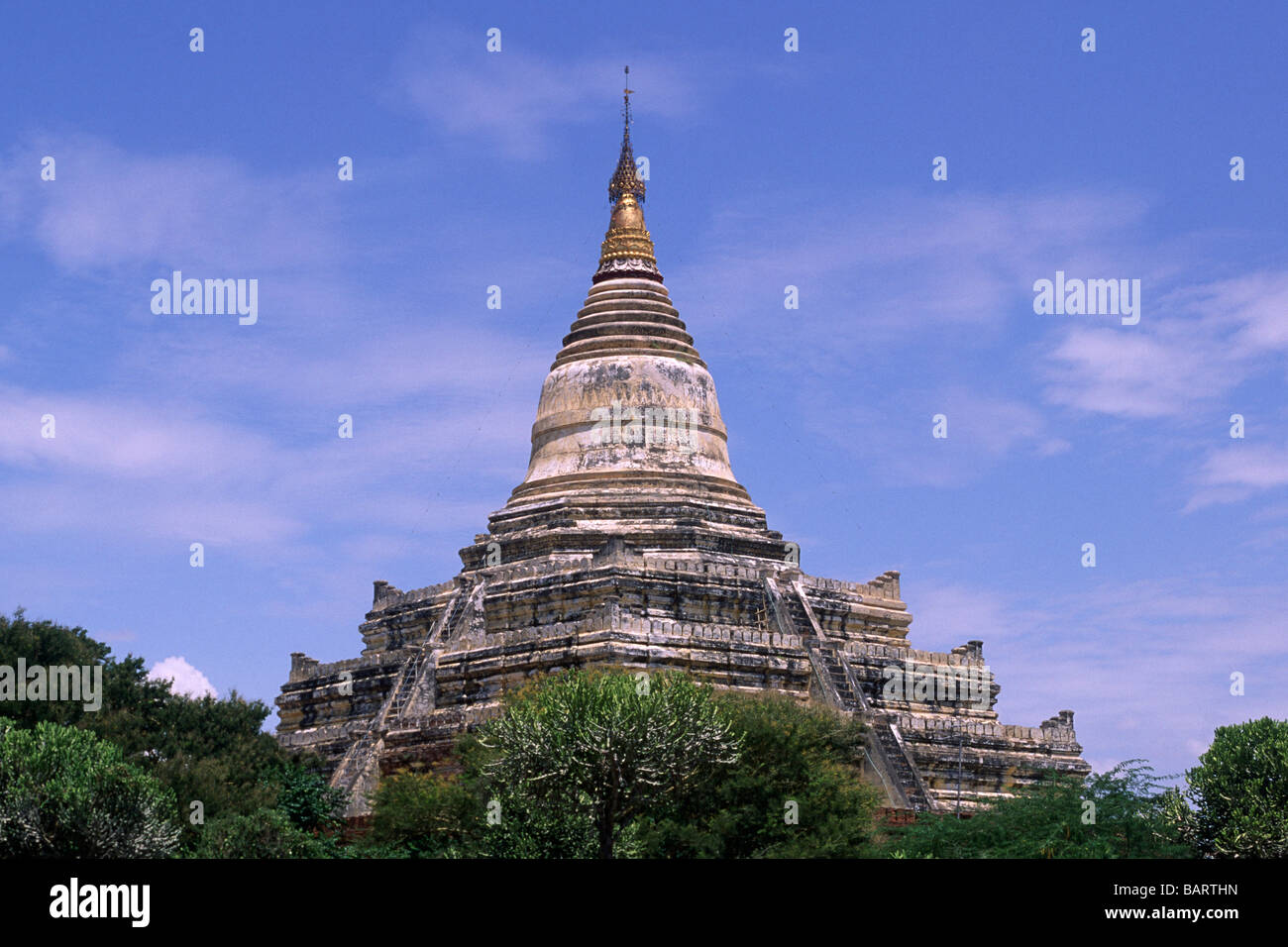 Myanmar (Burma), Bagan, Shwesandaw Paya Stock Photo - Alamy