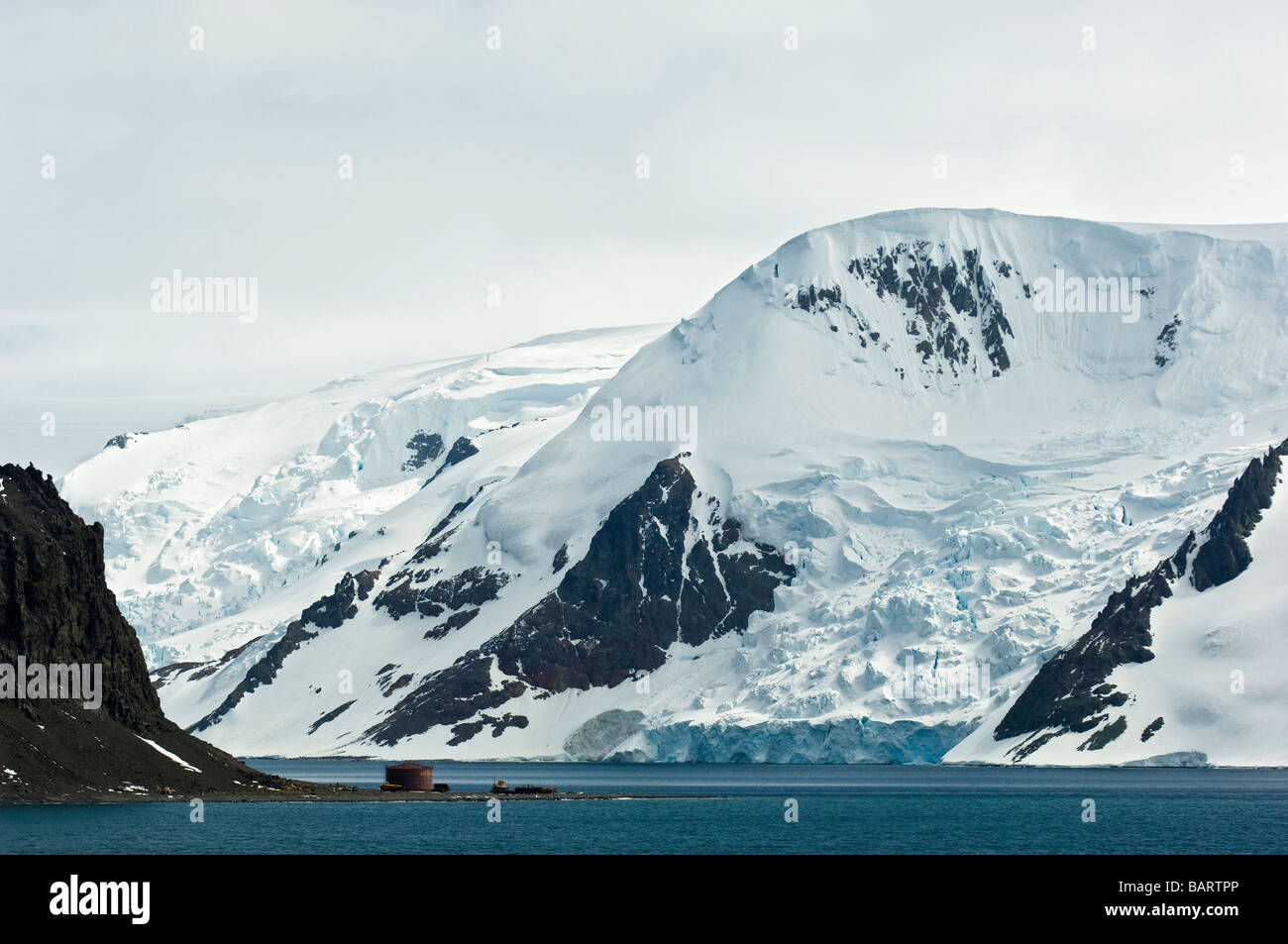 Admiralty Bay surrounded by Mountains and Glaciers. King George Island ...