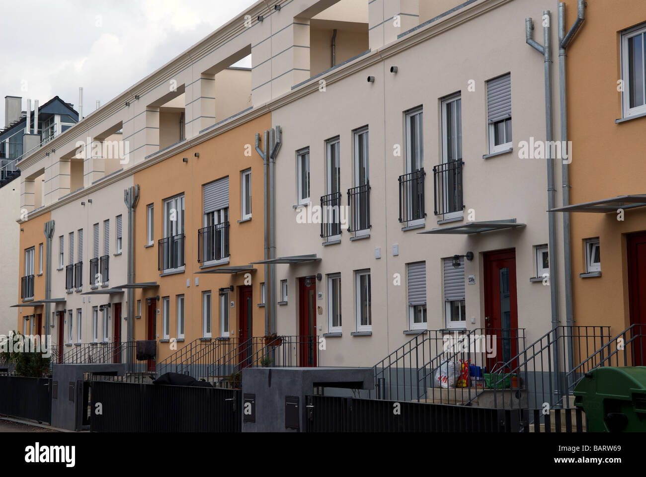 Newly built social housing development with geothermal energy heating ...