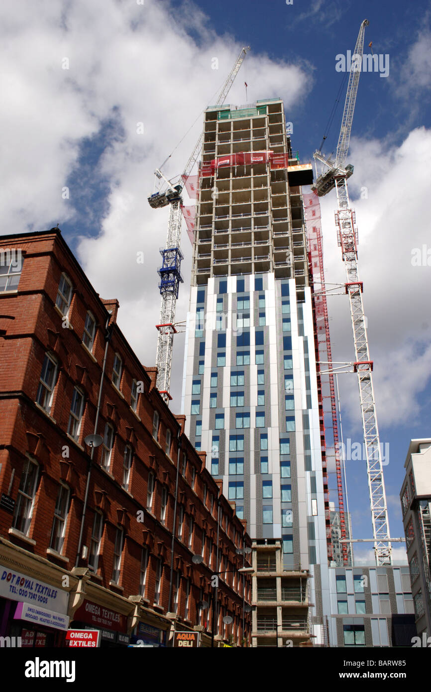 New office block under construction in City of London May 2009 Stock ...