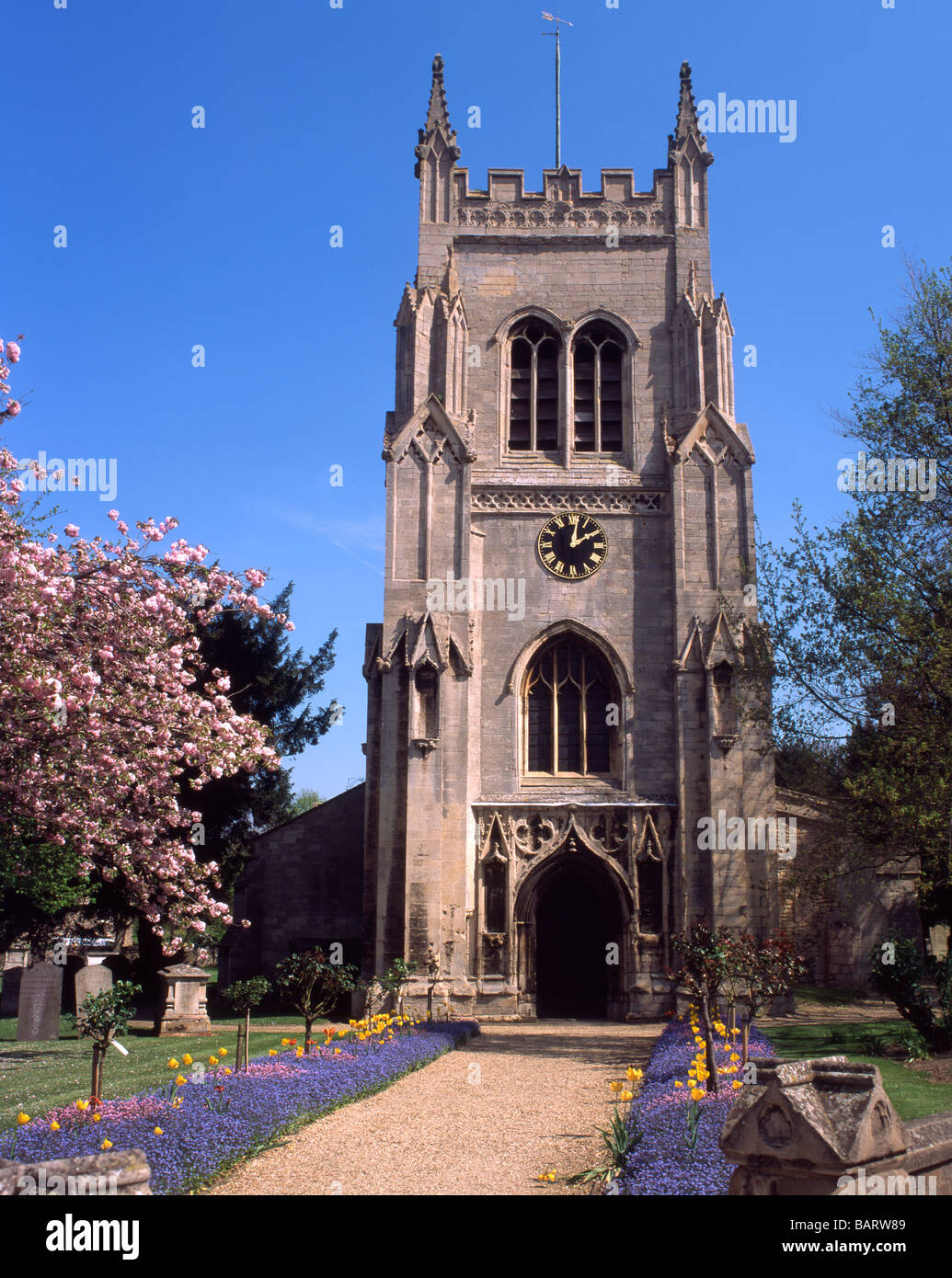 England Cambridgeshire Huntingdon StMarys church Stock Photo - Alamy