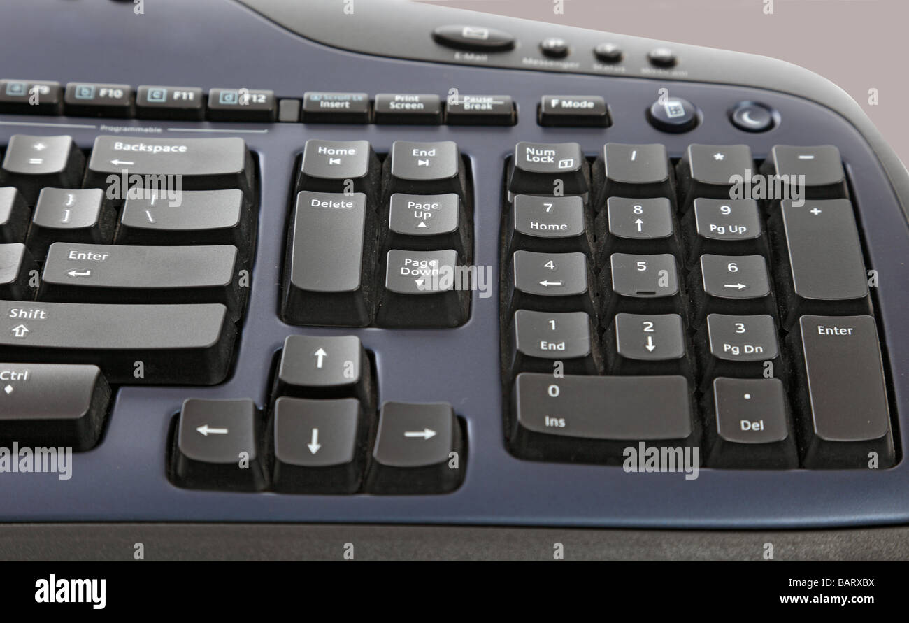 Black computer keyboard Stock Photo - Alamy