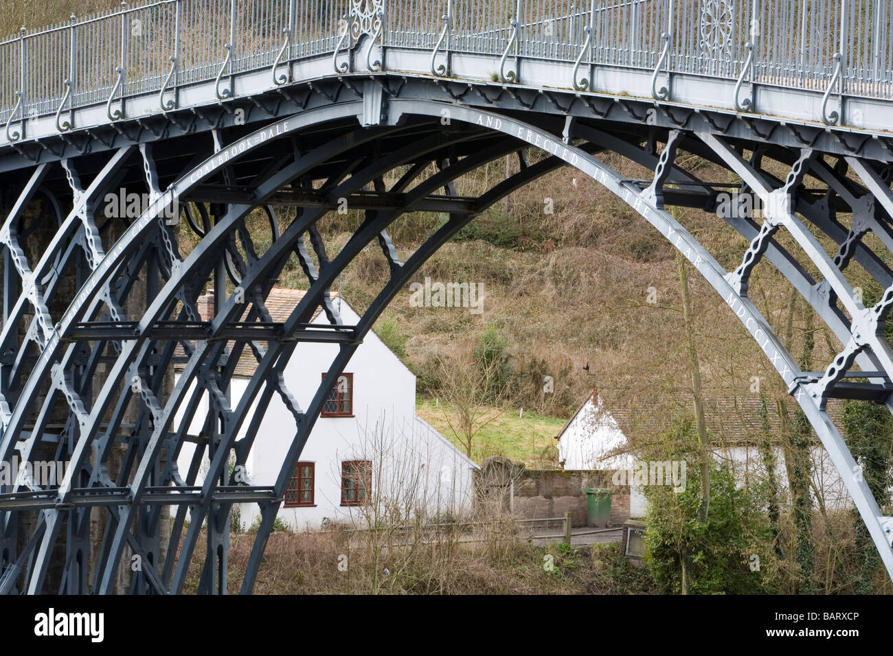 Detail cast iron bridge ironbridge hi-res stock photography and images ...