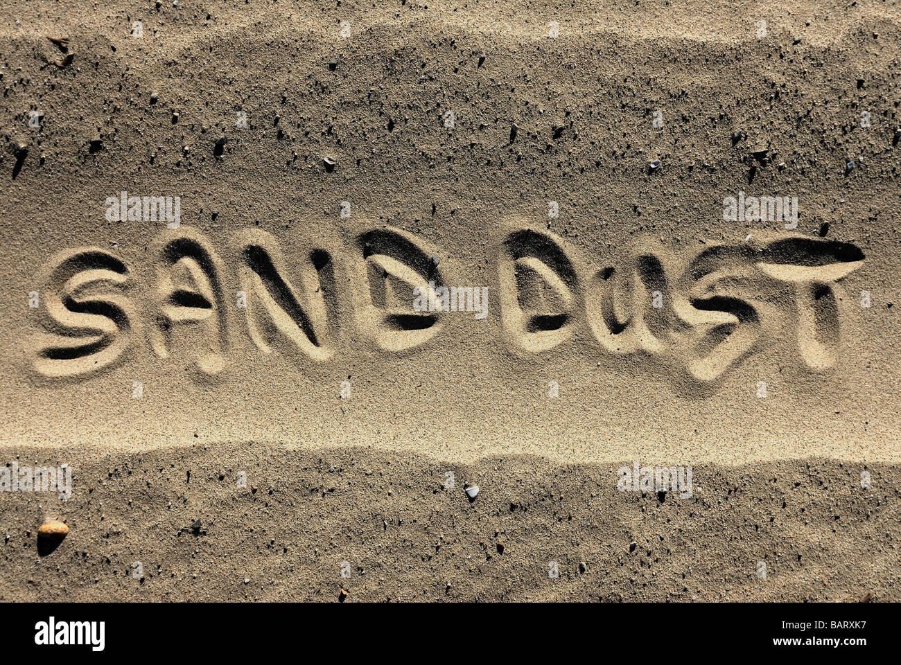 words write on beach sand Stock Photo - Alamy