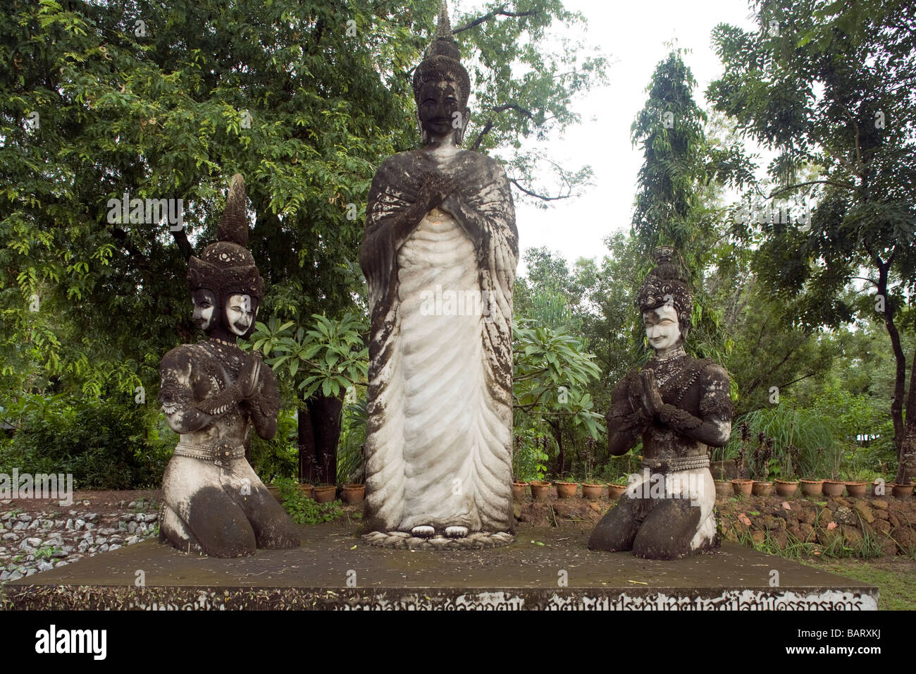 Sala Keo Kou, A park with very large concrete statues / sculptures ...