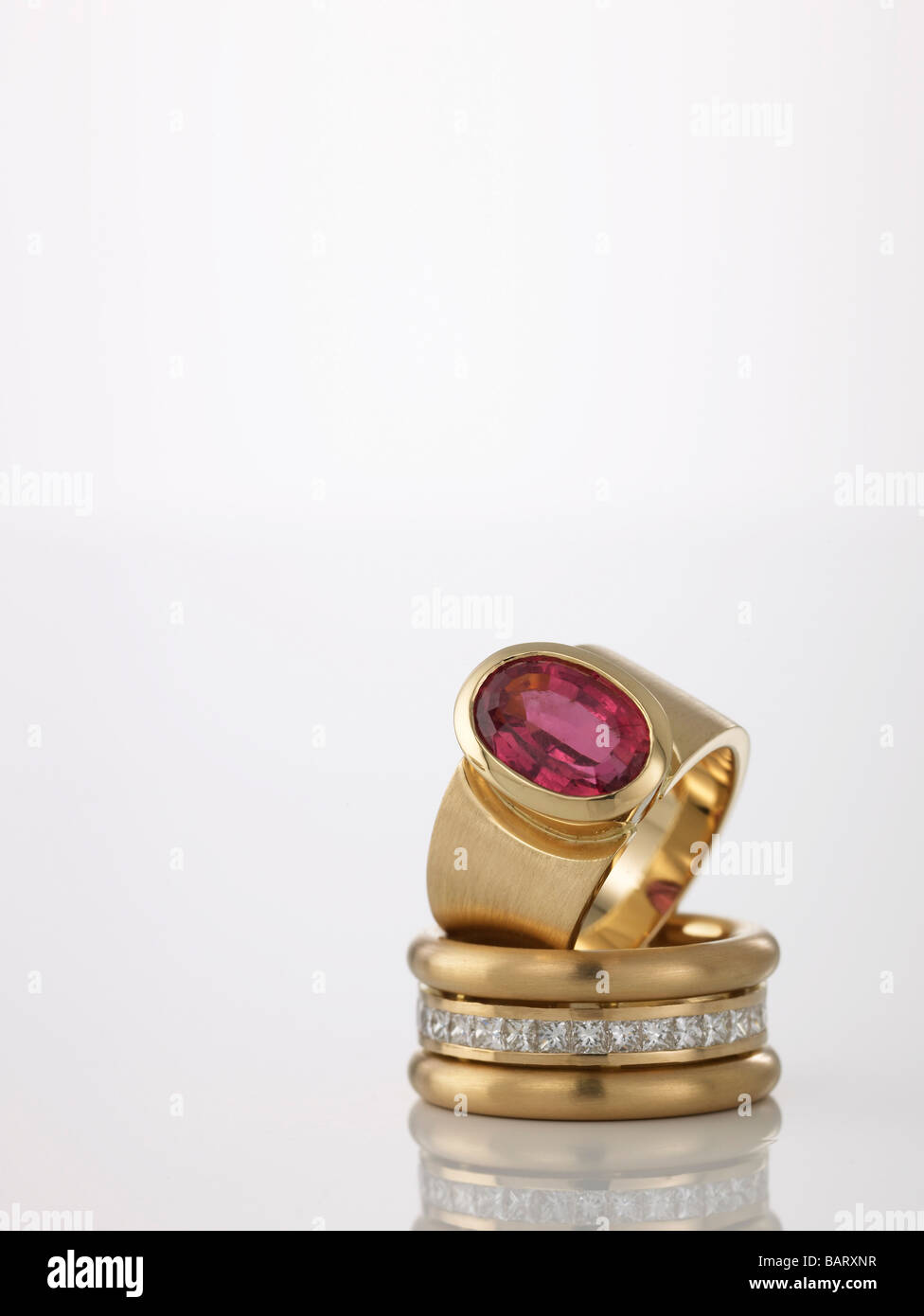 Two rings, close-up Stock Photo - Alamy