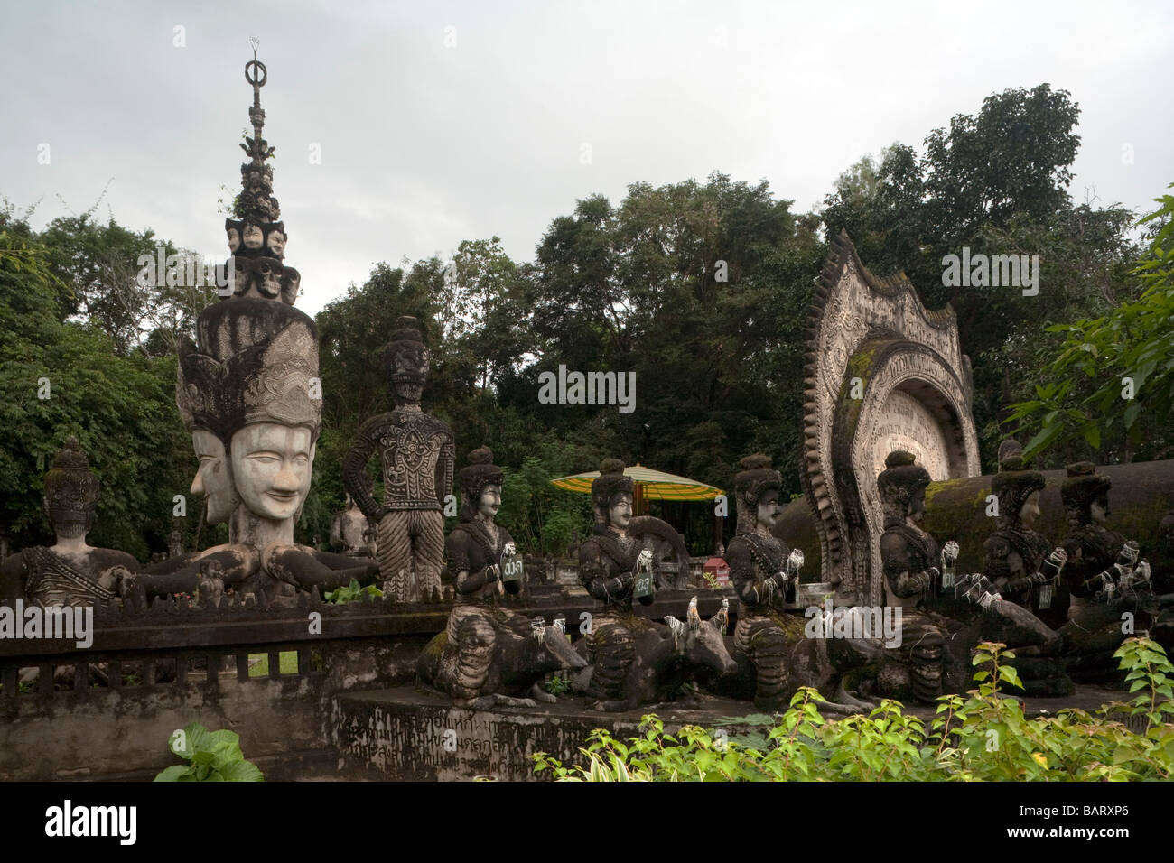Sala Keo Kou, A park with very large concrete statues / sculptures ...