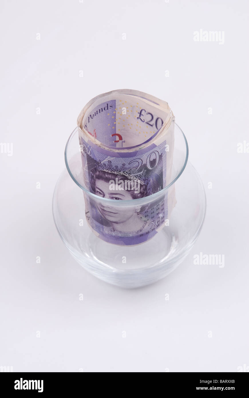 Money inside a jar Stock Photo - Alamy