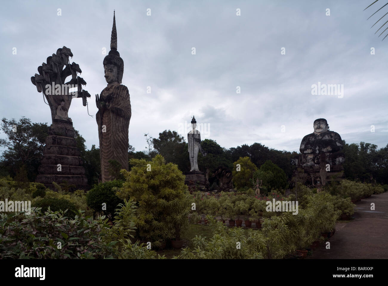 Sala Keo Kou, A park with very large concrete statues / sculptures ...