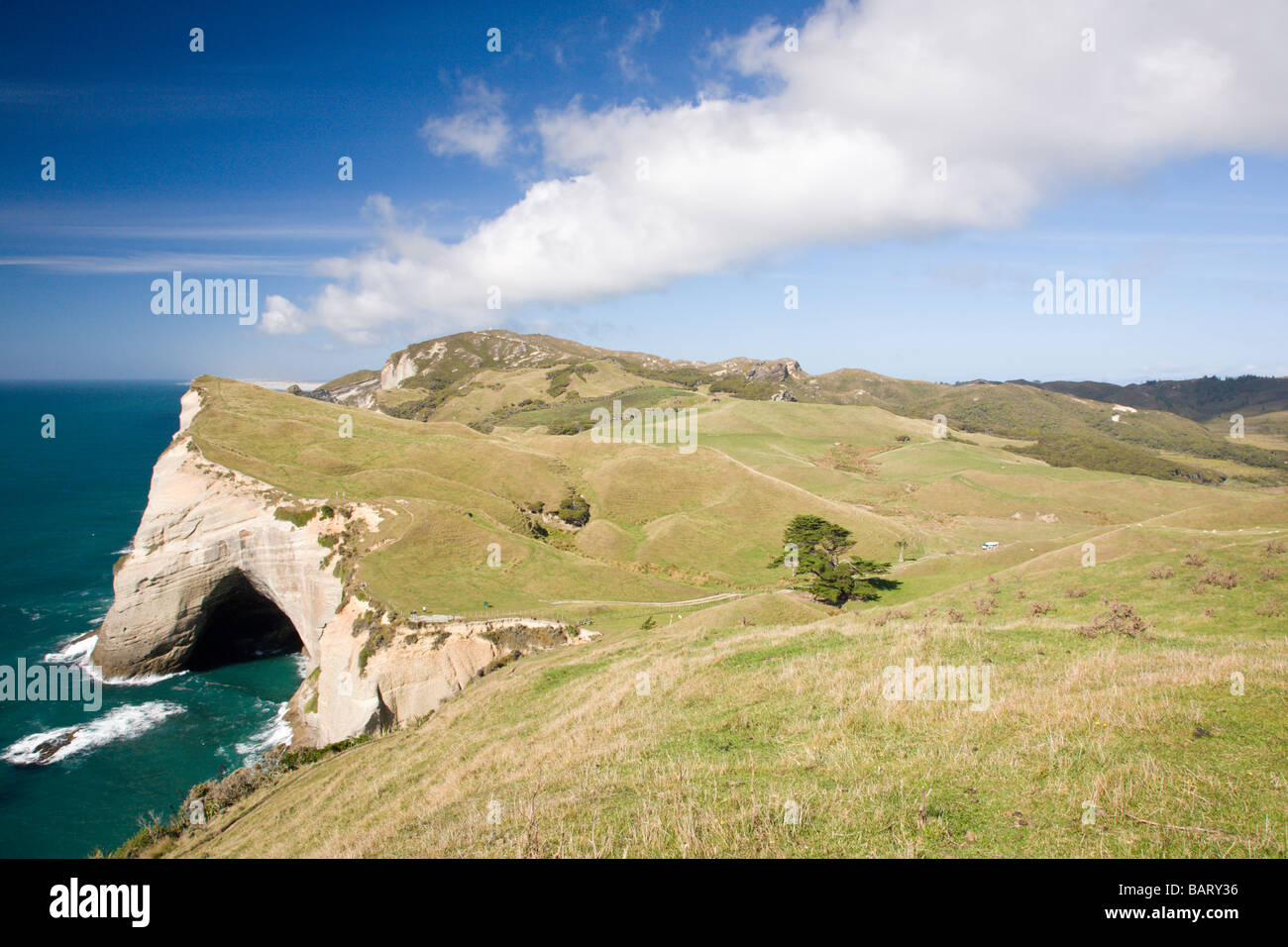 Rock arch opposite cape farewell hi-res stock photography and images ...