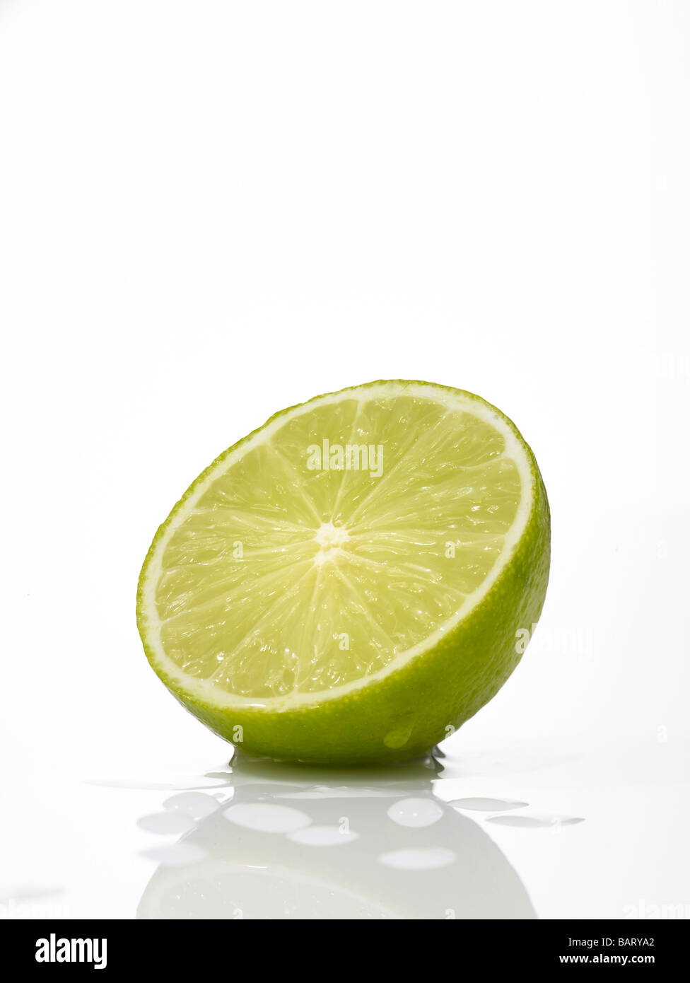 Sliced lime fruit, close-up Stock Photo - Alamy