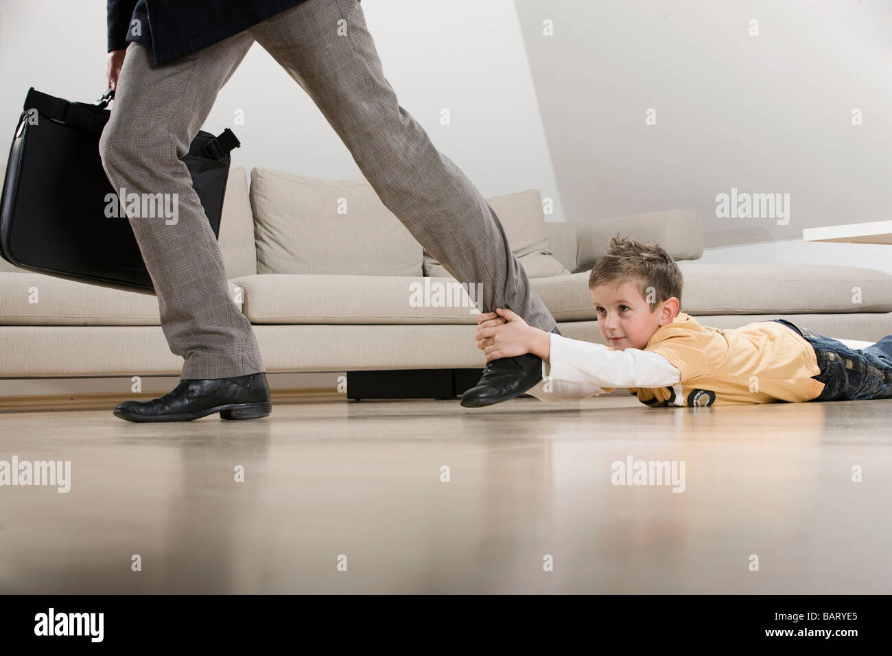 Boy feet perspective hi-res stock photography and images - Alamy