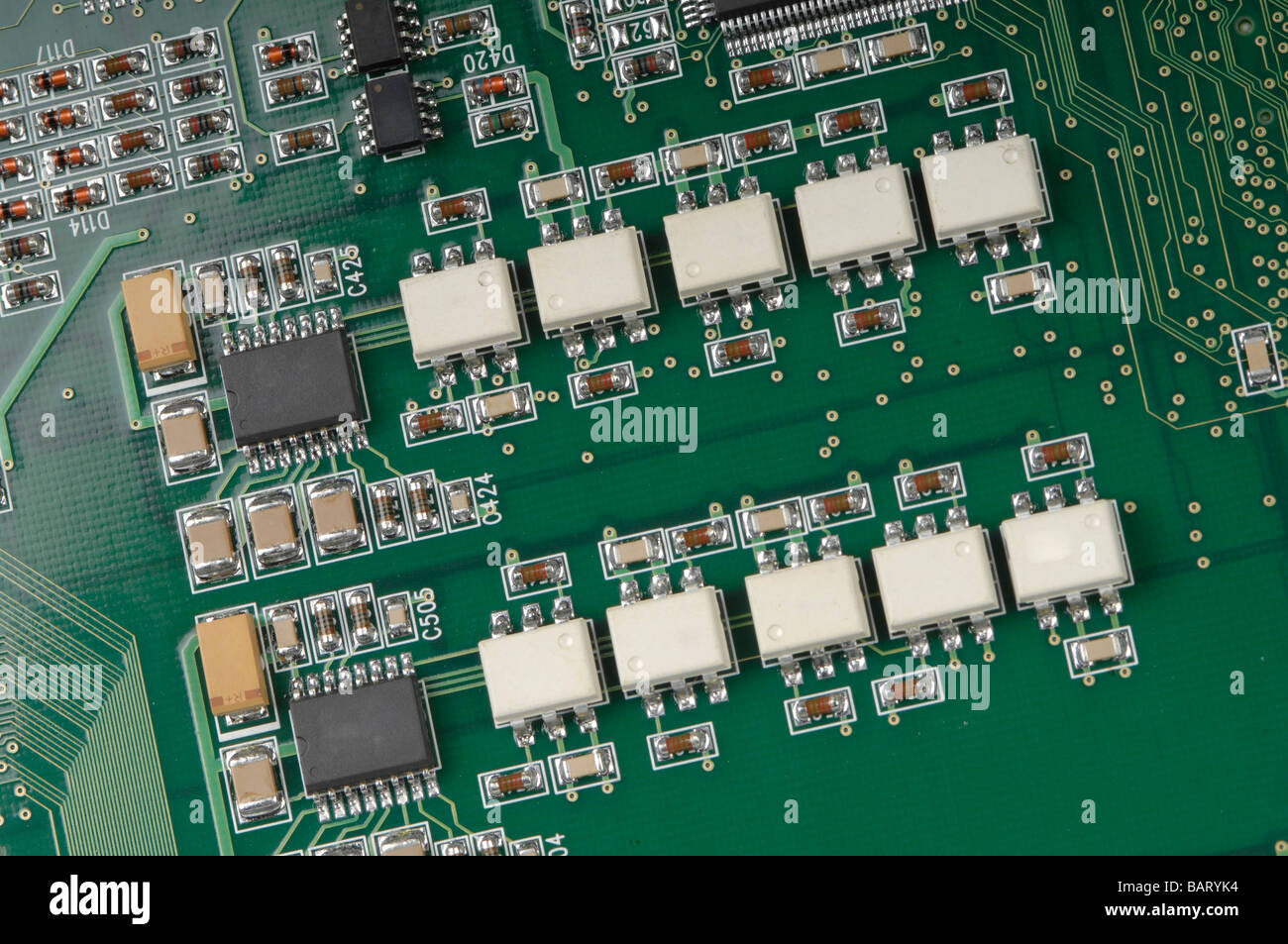 Circuit board without chip hi-res stock photography and images - Alamy