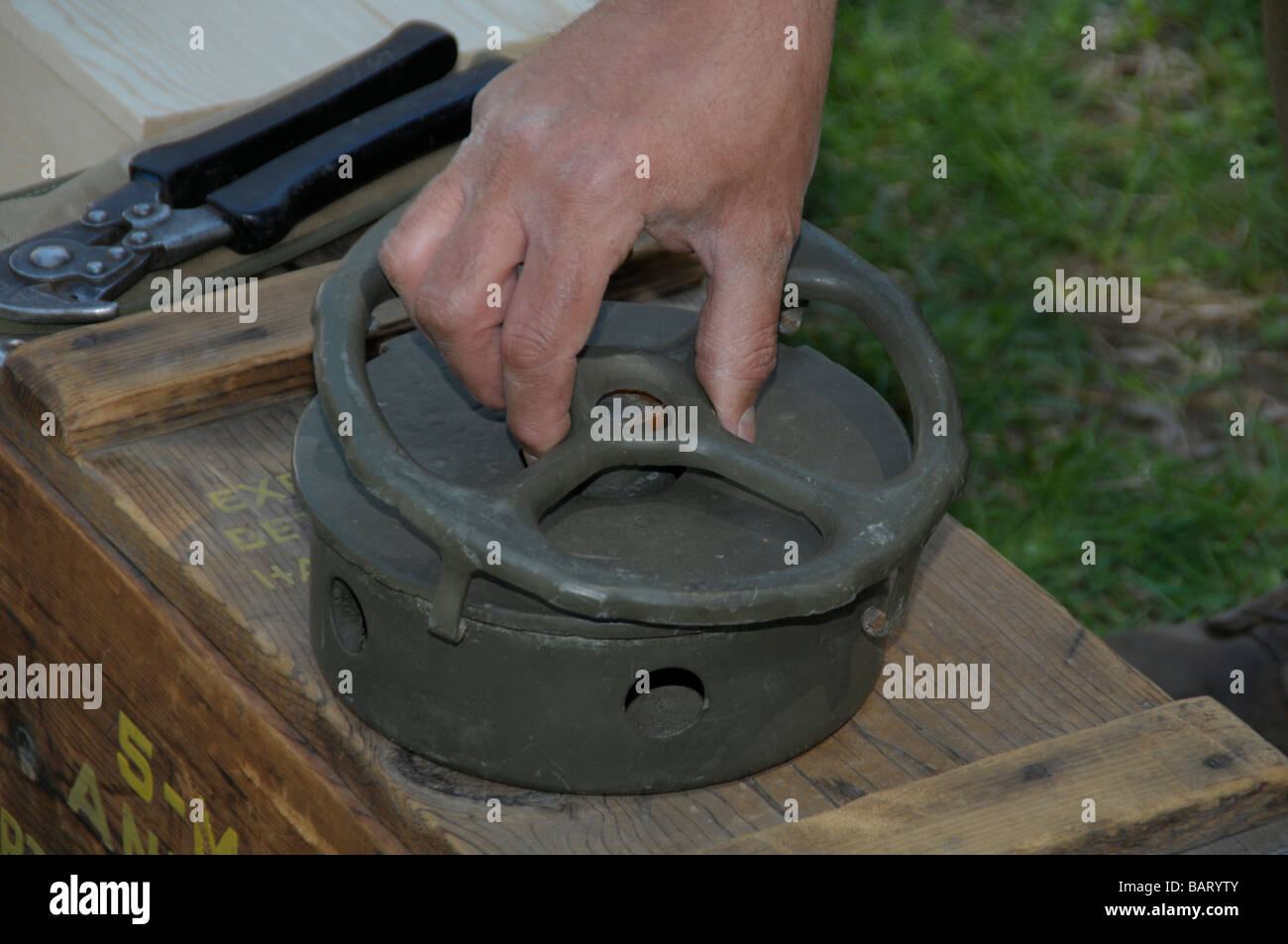 World war ii mine hi-res stock photography and images - Alamy