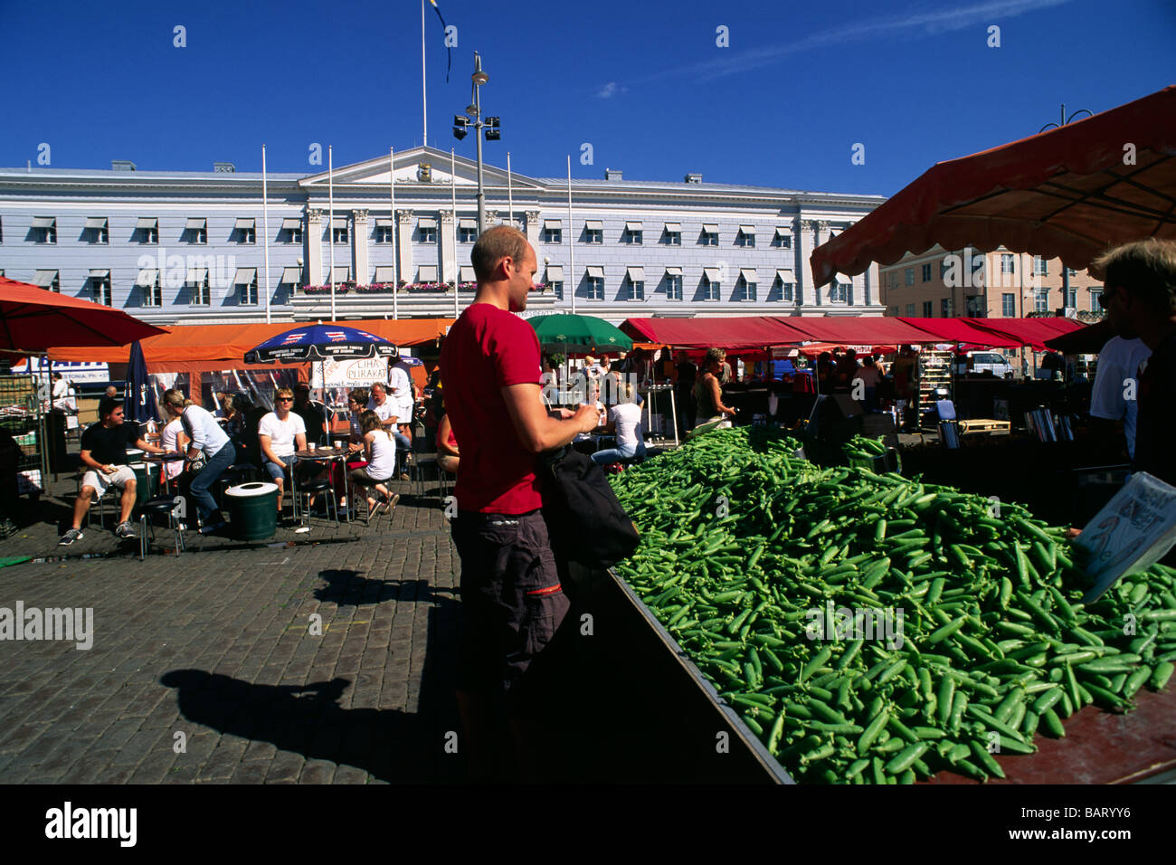 Finland, Helsinki, Kauppatori square, outdoor market Stock Photo - Alamy