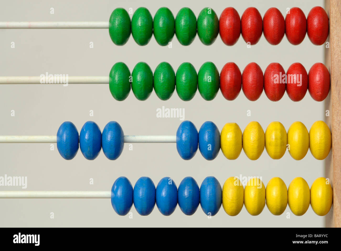 Coloured ball abacus hi-res stock photography and images - Alamy