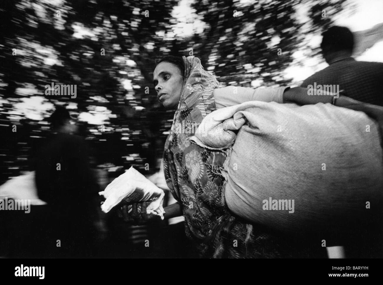 Emergency food supplies Black and White Stock Photos & Images - Alamy