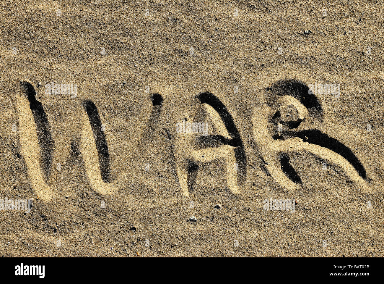 words write on beach sand Stock Photo - Alamy