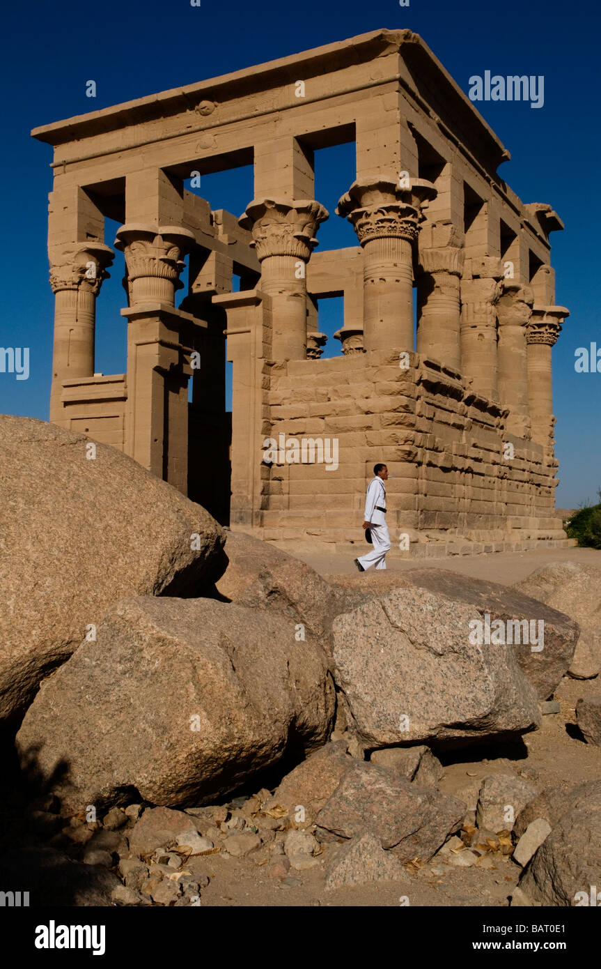 Trajan's Kiosk hypaethral temple attributed to the Roman emperor Trajan ...