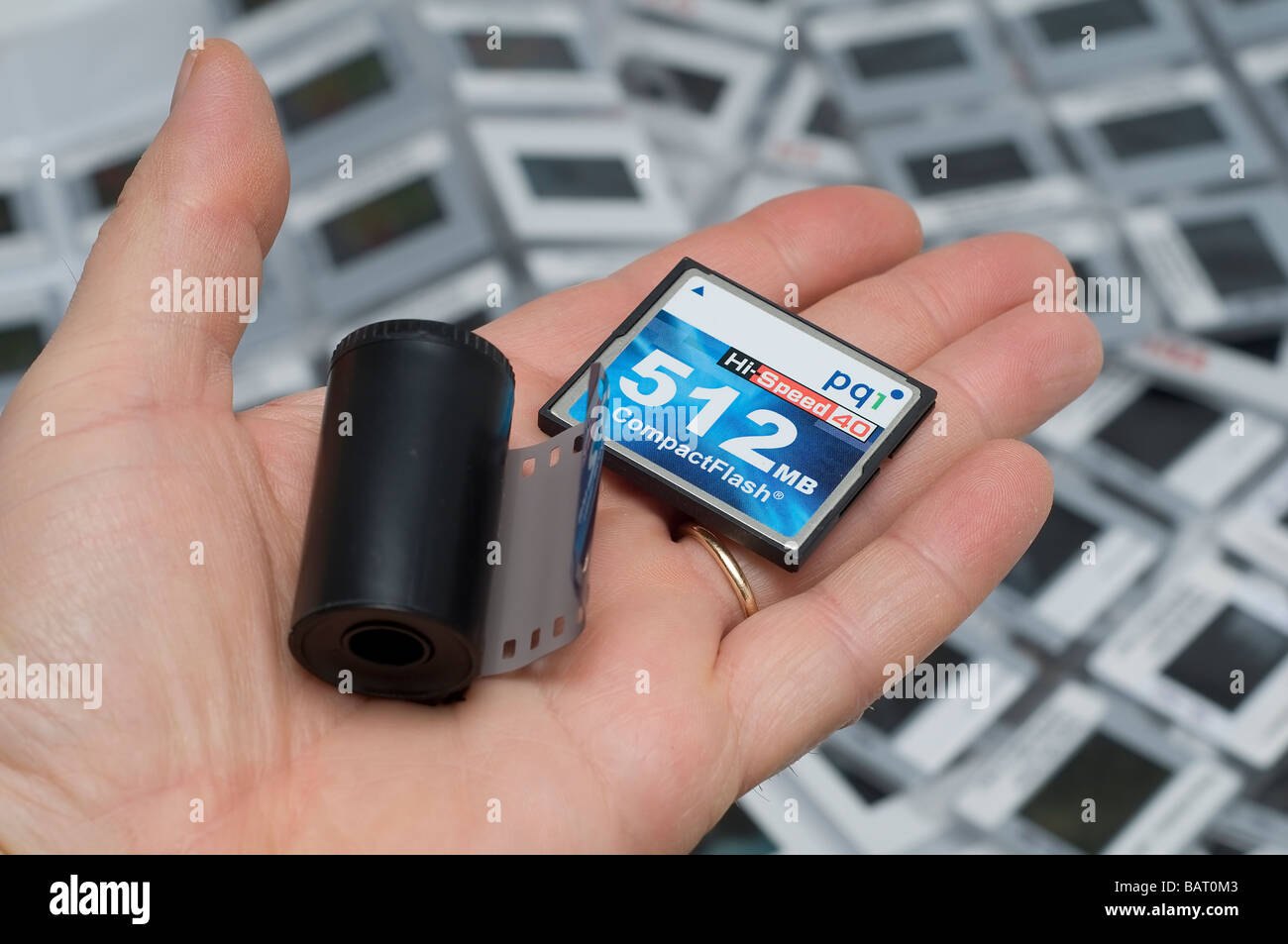 film roll and memory card Stock Photo - Alamy