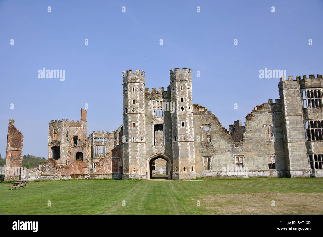 Cowdray House Tudor Mansion, Midhurst, West Sussex, England, United ...