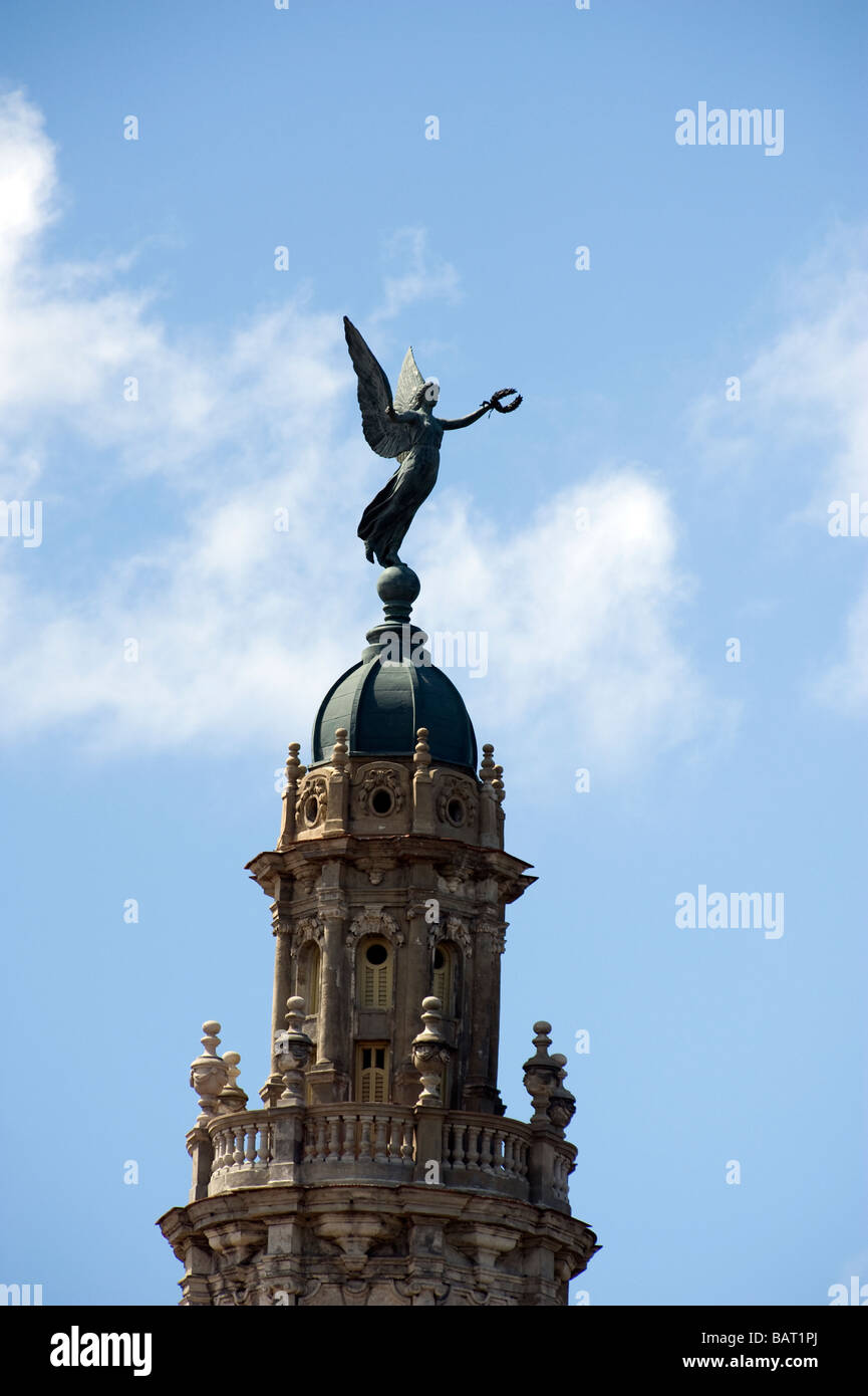 Winged muse above the Gran Teatro, Havana, Cuba Stock Photo - Alamy