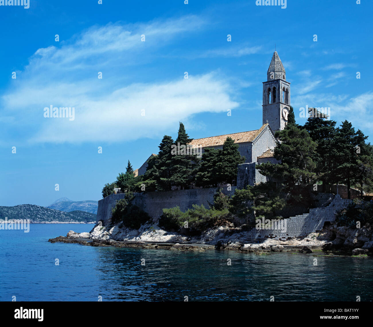 Lopud church hi-res stock photography and images - Alamy