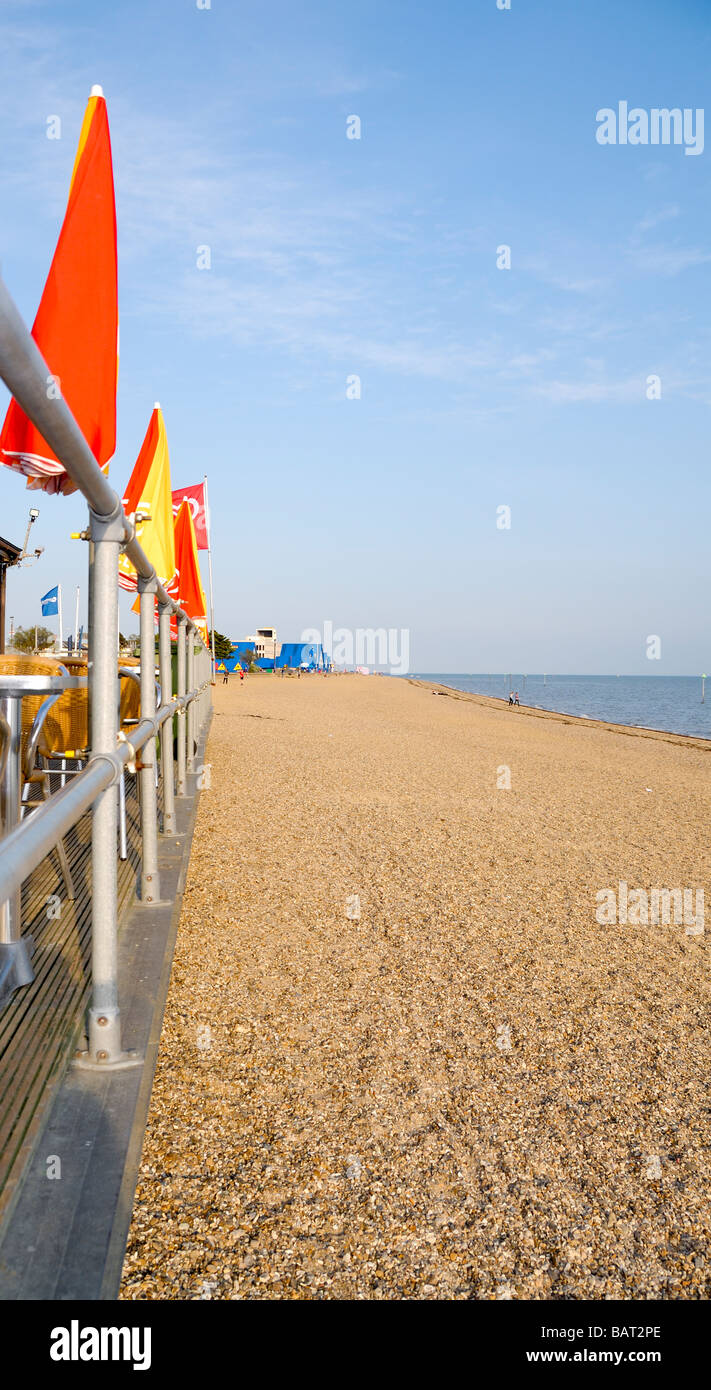 Southend on Sea beach cafe Essex England UK Stock Photo - Alamy