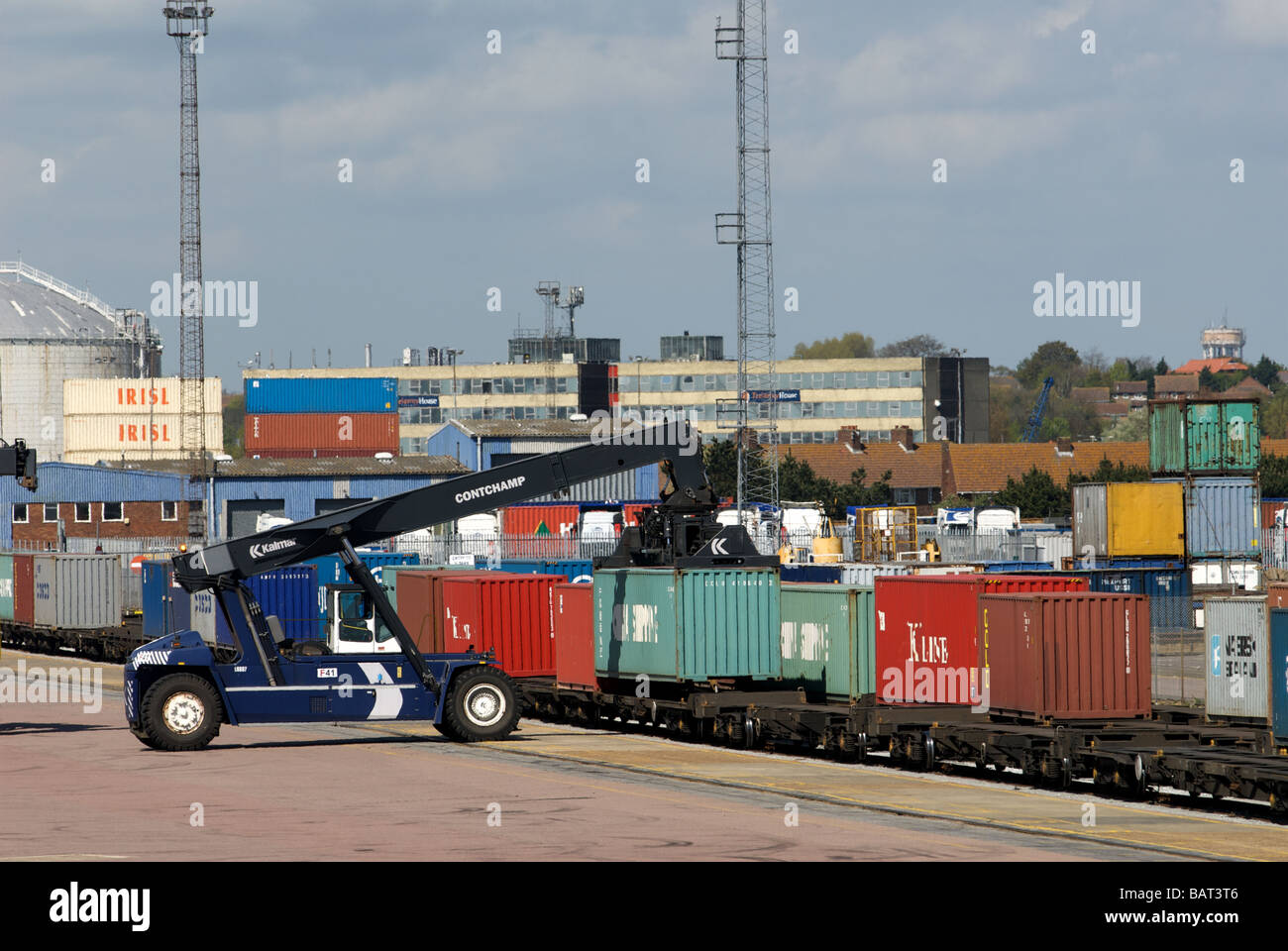 Felixstowe docks rail terminal hi-res stock photography and images - Alamy