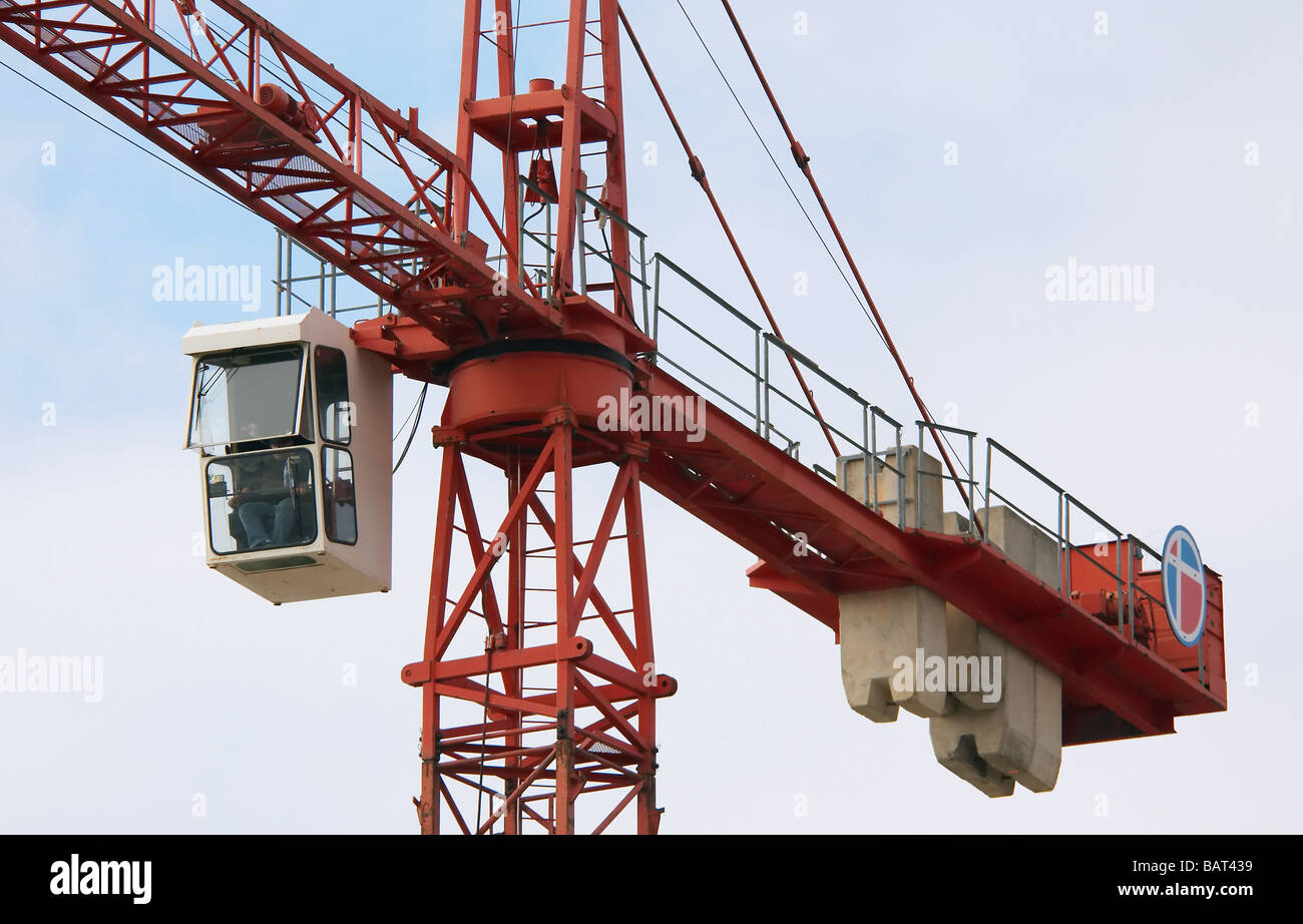 Large construction crane hi-res stock photography and images - Alamy